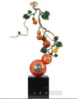 China Non-heritage Lacquer Process Pure Copper Ornament for Home and Office Decoration for sale