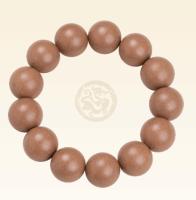 China Chinese Style Sandalwood Incense Bracelet Enhancing Qi Circulation Brown Wood Bead for sale