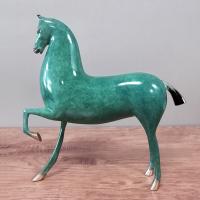 China Chinese Style Bronze Ornament - 21*6*23cm Size and 0.8kg Weight Horse Shaped Bronze Decor for sale