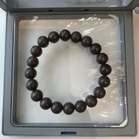 China Agarwood Clove Wood Beaded Bracelet 10mm Harmonizing Yin And Yang for sale