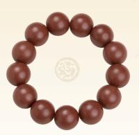 China Traditional Chinese Buddhist Prayer Bead Bracelet with Element of Fire Noble Red and Agarwood for Relieving Boredom for sale