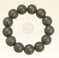 China Buddhist Green Wood Ball Bracelet Clove Herbal Diy Wood Bead Bracelet With Mugwort for sale