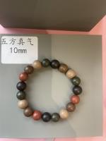 China Peach Blossom Wooden Prayer Bead Bracelet Sandalwood Agarwood Infusion For Calming Soothing for sale