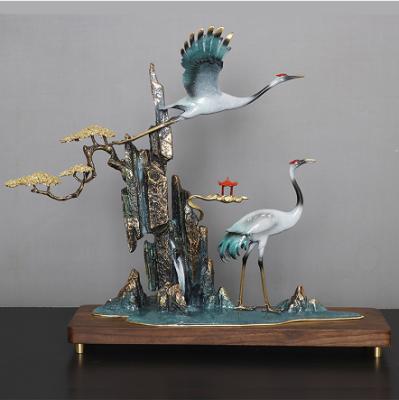 China Vintage Style Bronze Ornament with 640*240*540mm Dimensions and 7.4kg Weight for Home Reception Room for sale