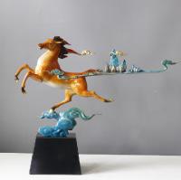 China Vintage Style Bronze Ornament with 650*200*535mm Dimensions and 6.9kg Weight for Reception Room Decor for sale