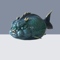 China Vintage Style Bronze Turtle Ornament with Polished Finish and 29*16*14cm Dimensions for Home Decoration for sale
