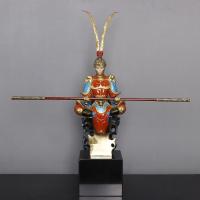 China Vintage Style Bronze Ornament Featuring Sun Wukong Design with 80*30*85cm Dimensions for Home Decoration for sale