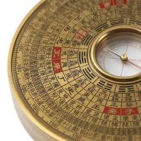 China Professional Solid Brass Feng Shui Compass Luo Pan for Direction for sale