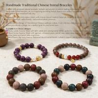 China Classic Chinese Style Goose Feather Green Agarwood Bracelet with Calming and Regulating Buddhist Beads for sale