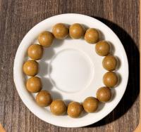 China Classic Agarwood Brown Wood Bracelet Detoxifying Wooden Prayer Beads for sale
