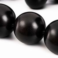 China Handmade Natural Ebony Wood Taoist Bracelet with 108 Beads for Meditation and Protection for sale