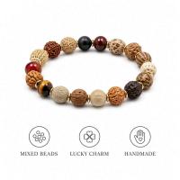 China Handmade 18-Seed Taoist Bracelet with Mixed Beads for Luck Protection and Daily Wear for sale