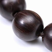 China Handmade Dalbergia Wood Taoist Bracelet with Natural Fragrance and Black-Oil Grain for Meditation for sale