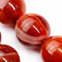 China Handmade Natural Red Agate Taoist Bracelet with 14 Beads for Wealth and Good Fortune for sale