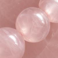 China Natural Rose Quartz Crystal Bracelet 8mm Round Beads for Love Healing for sale