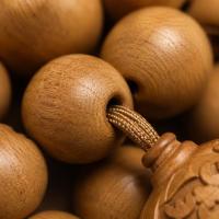 China Natural Sandalwood 108 Mala Prayer Beads with Gourd Pendant 8mm for sale