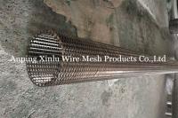 China Duplex 2205 Spiral Wedge Wire Screen Pipe OD137mm Slot 0.5mm for Water Well for sale