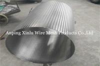 China SS304 Wedge Wire Screen Pipe 0.02mm Slot Welded Cylindrical Filter for Water Well for sale