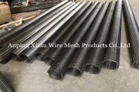 China SS304 Wedge Wire Screen Pipe 0.02mm Slot Welded Cylindrical Filter for Water Well for sale