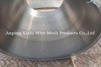 China SS304 Wedge Wire Screen Pipe 0.02mm Slot Welded Cylindrical Filter for Water Well for sale