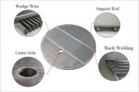 China Joint Type Wedge Wire Support Grid for Ion Exchangers 1250mm Diameter 0.5mm Slot Stainless Steel for sale