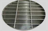 China Joint Type Wedge Wire Support Grid for Ion Exchangers 1250mm Diameter 0.5mm Slot Stainless Steel for sale