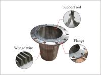 China Reverse Bake Flush Rotary Screen Drum Wedge Wire Cylindrical OD450 x 500mm for sale