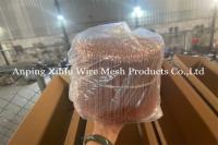 China Copper Coated Double Loop Binding Bar Tie Wire 200mm Length 2.48kg Bundle Rust Resistant for sale