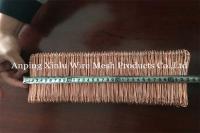 China Copper Coated Double Loop Binding Bar Tie Wire 200mm Length 2.48kg Bundle Rust Resistant for sale