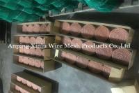 China Copper Coated Double Loop Binding Bar Tie Wire 200mm Length 2.48kg Bundle Rust Resistant for sale