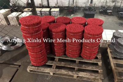 China 19 Gauge PVC Coated Double Loop Bar Wire Tie 1.0mm 20% Elongation for Bundling for sale