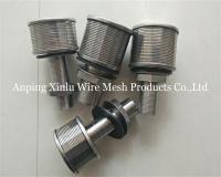 China Stainless Steel Wedge Wire Johnson Bottom Strainer Nozzle 1Ton 57mm 50-300μm for sale