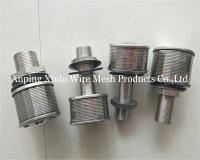 China Stainless Steel Wedge Wire Johnson Bottom Strainer Nozzle 1Ton 57mm 50-300μm for sale