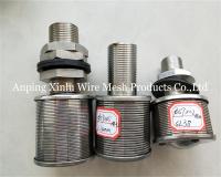 China 57mm Stainless Steel Water Filter Nozzle 300PSI Collapse Pressure 3-1/8in Overall Length for sale