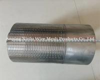 China 8-5/8 Inch SS205 Wedge Wire Screen Pipe 20ft Long Pickled for Water Treatment and Oil Gas for sale