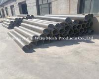 China Galvanized 2.5x4mm Welded Profile Vee Wire Screen Tube for Water Treatment and Industrial Filtering for sale