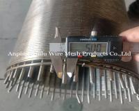 China Galvanized 2.5x4mm Welded Profile Vee Wire Screen Tube for Water Treatment and Industrial Filtering for sale