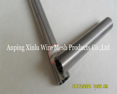 China Stainless Steel 304 Johnson Vee Wire Screen Pipe 1-20 Inch Wedge-Shape for Petroleum Industry for sale