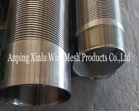China Stainless Steel Wedge Wire Filter Candle 1-20 Inch Diameter 1000mm Length Precision Slot 0.05-5mm for sale