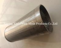 China Stainless Steel Wedge Wire Screen Pipe 3x4.6mm Support Rod for Water Well Drilling and Wastewater Treatment for sale