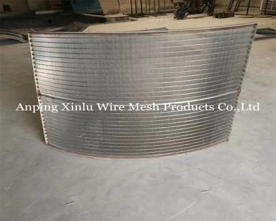 China Stainless Steel Wedge Wire Sieve Bend Screen Panel 0.25mm-6mm Slot for Industrial Filtration for sale