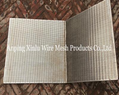 China SS 321 Wedge Wire johnson type Sieve Bends Welded Edge 1.5X20mm Support Bar for sale