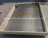 China Stainless Steel Wedge Wire Sieve Bend Screen Flat Bed Panel 0.25-6mm Mesh for sale