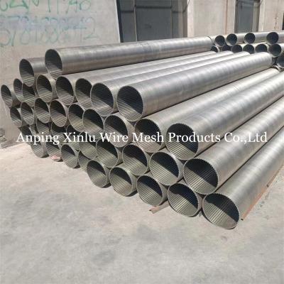 China Stainless Steel Water Well Screen Pipe 10ft 300 PSI for Oil Gas Mining Filtration for sale