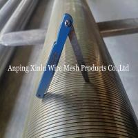 China Stainless Steel 205 Water Well Screen Pipe 0.020 Slot Wire Wrapped Slotted Liner 4-1/2 to 16 inch for sale