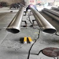 China Stainless Steel 205 Water Well Screen Pipe 0.020 Slot Wire Wrapped Slotted Liner 4-1/2 to 16 inch for sale