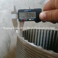 China Stainless Steel Water Well Screen Pipe 1 to 200 Inch 3x6mm Wedge Wire for Oil Gas Mining for sale