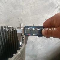 China Stainless Steel Water Well Screen Pipe 1 to 200 Inch 3x6mm Wedge Wire for Oil Gas Mining for sale