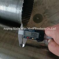 China Stainless Steel Water Well Screen Pipe 1 to 200 Inch 3x6mm Wedge Wire for Oil Gas Mining for sale