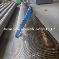China Stainless Steel Water Well Screen Pipe 1 to 200 Inch 3x6mm Wedge Wire for Oil Gas Mining for sale